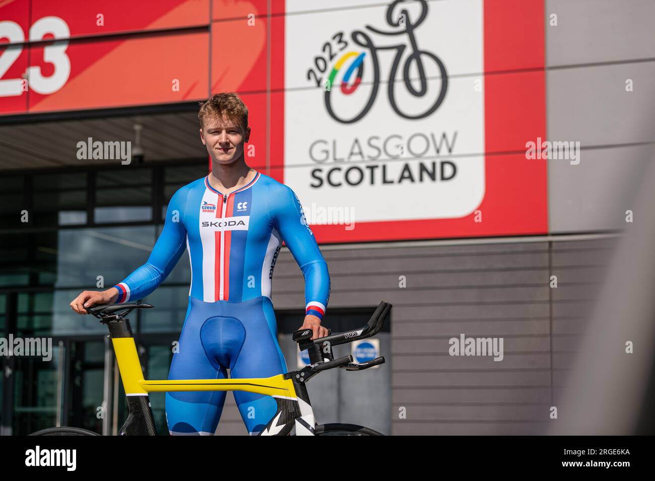 2023 UCI Cycling World Championships Glasgow, track cycling, portret, czech national team, Matej ...