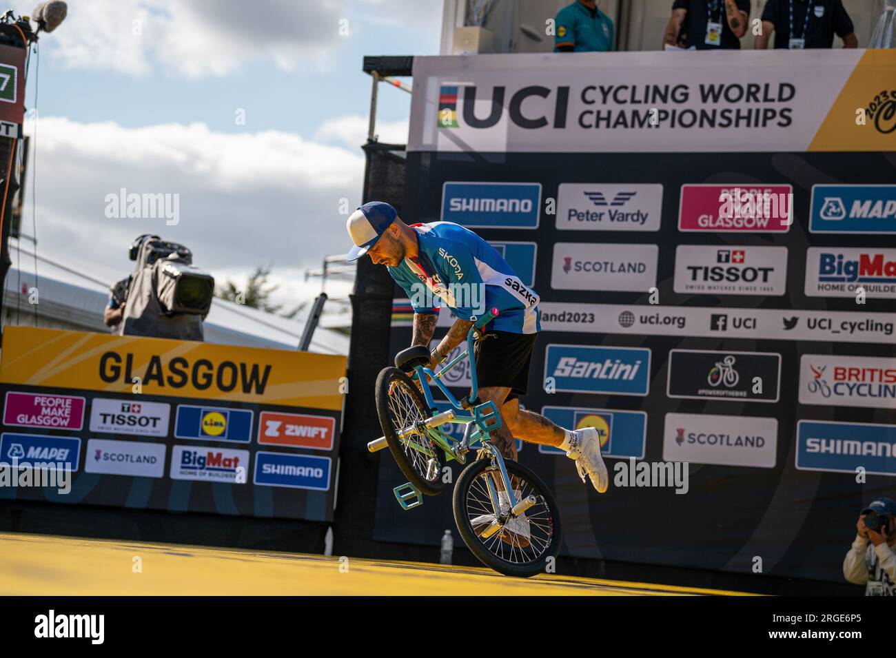 2023 UCI Cycling World Championships Glasgow, BMX freestyle flatland, BMX, cycling, Martin ...