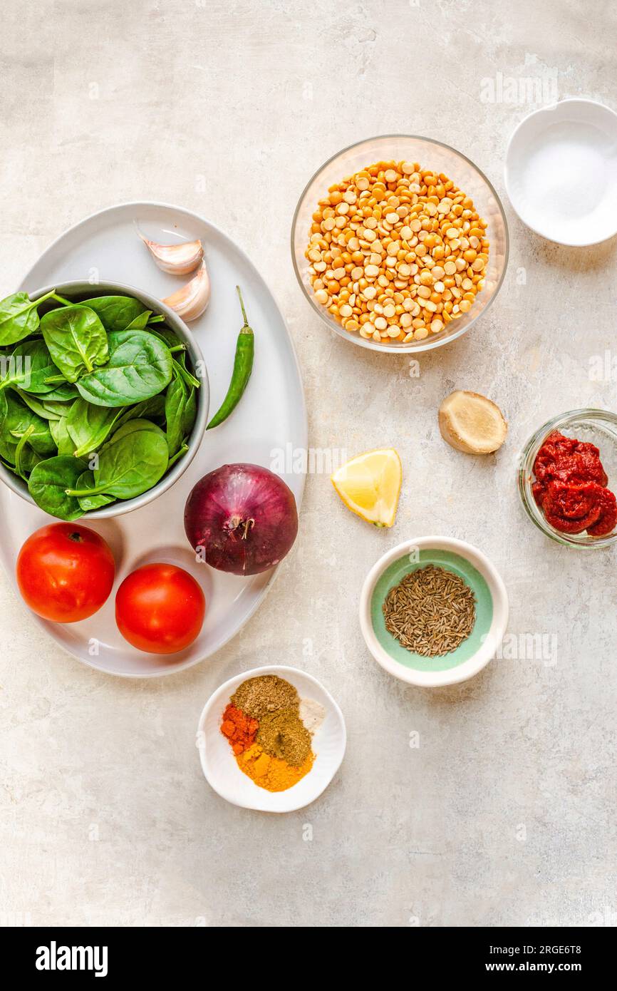 Dal ingredients hi-res stock photography and images - Alamy