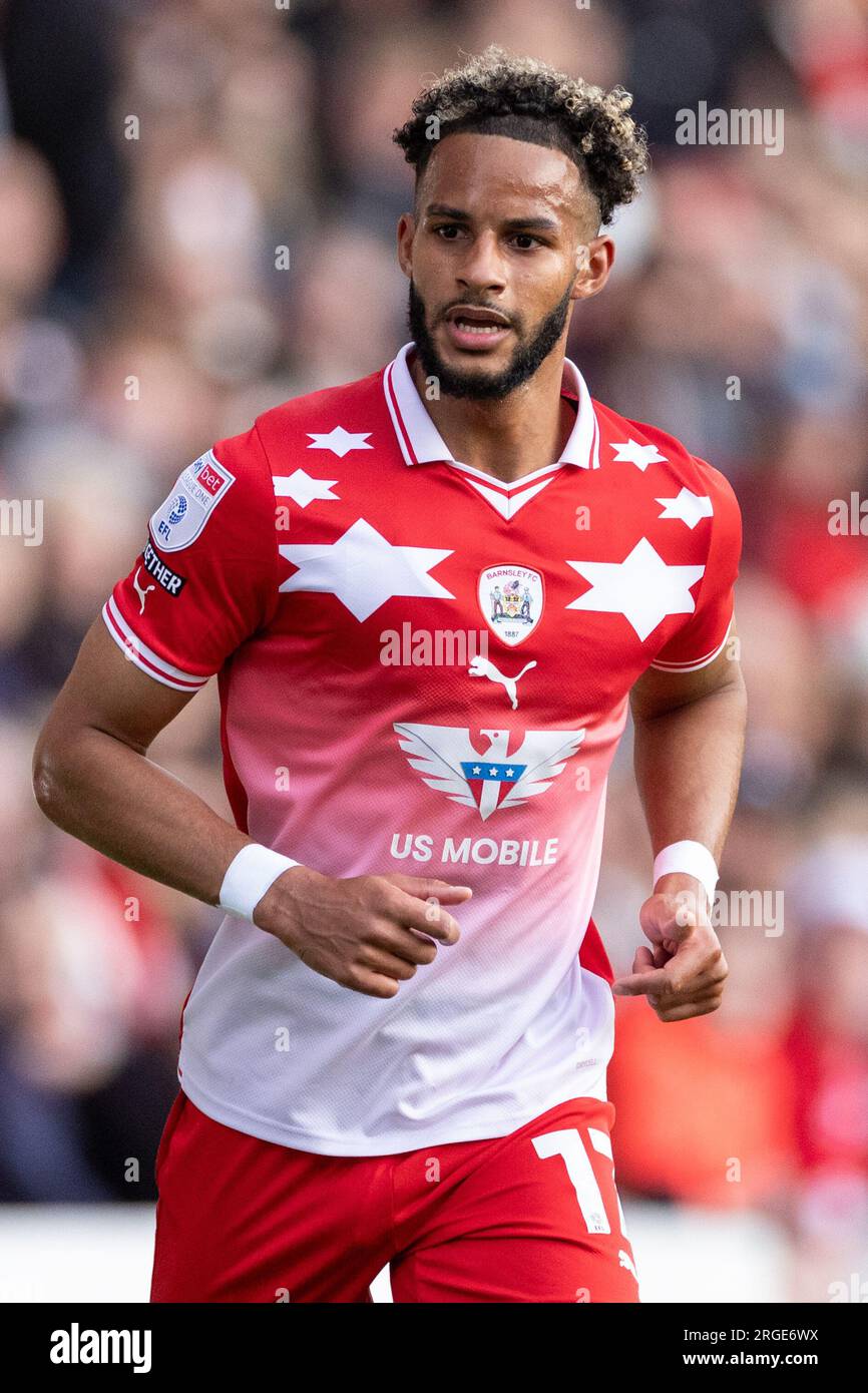 Barry Cotter #17 of Barnsley during the Carabao Cup match Barnsley vs ...