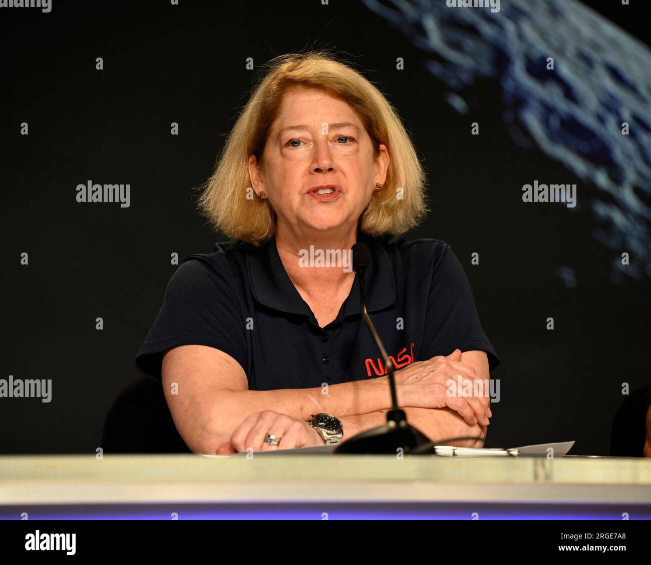 NASA Deputy Administrator, Pam Melroy provides remarks at a Press ...