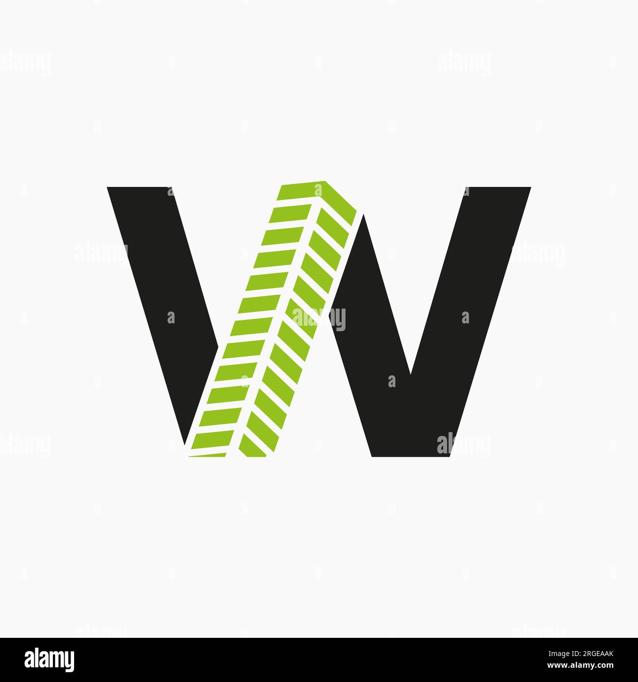 Letter W Real Estate Logo Concept With Building Icon. Property and ...