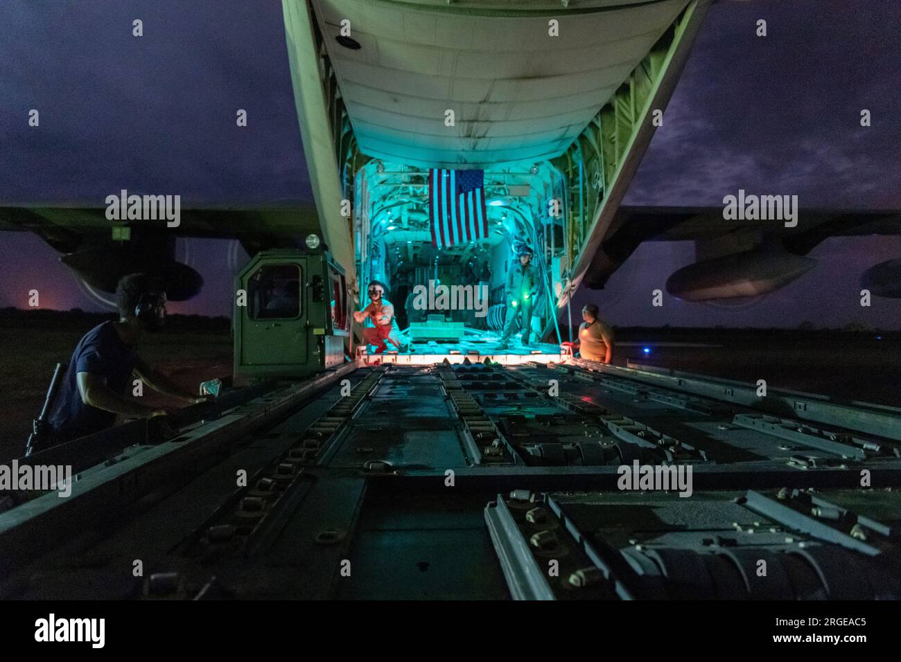 U.S. service members assigned to the 475th Expeditionary Air Base ...
