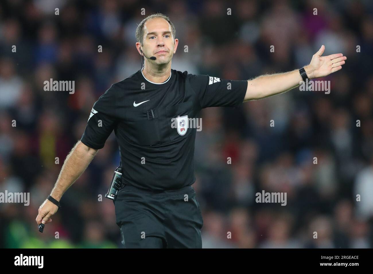Referee Jeremy Simpson during the Carabao Cup match Derby County vs ...