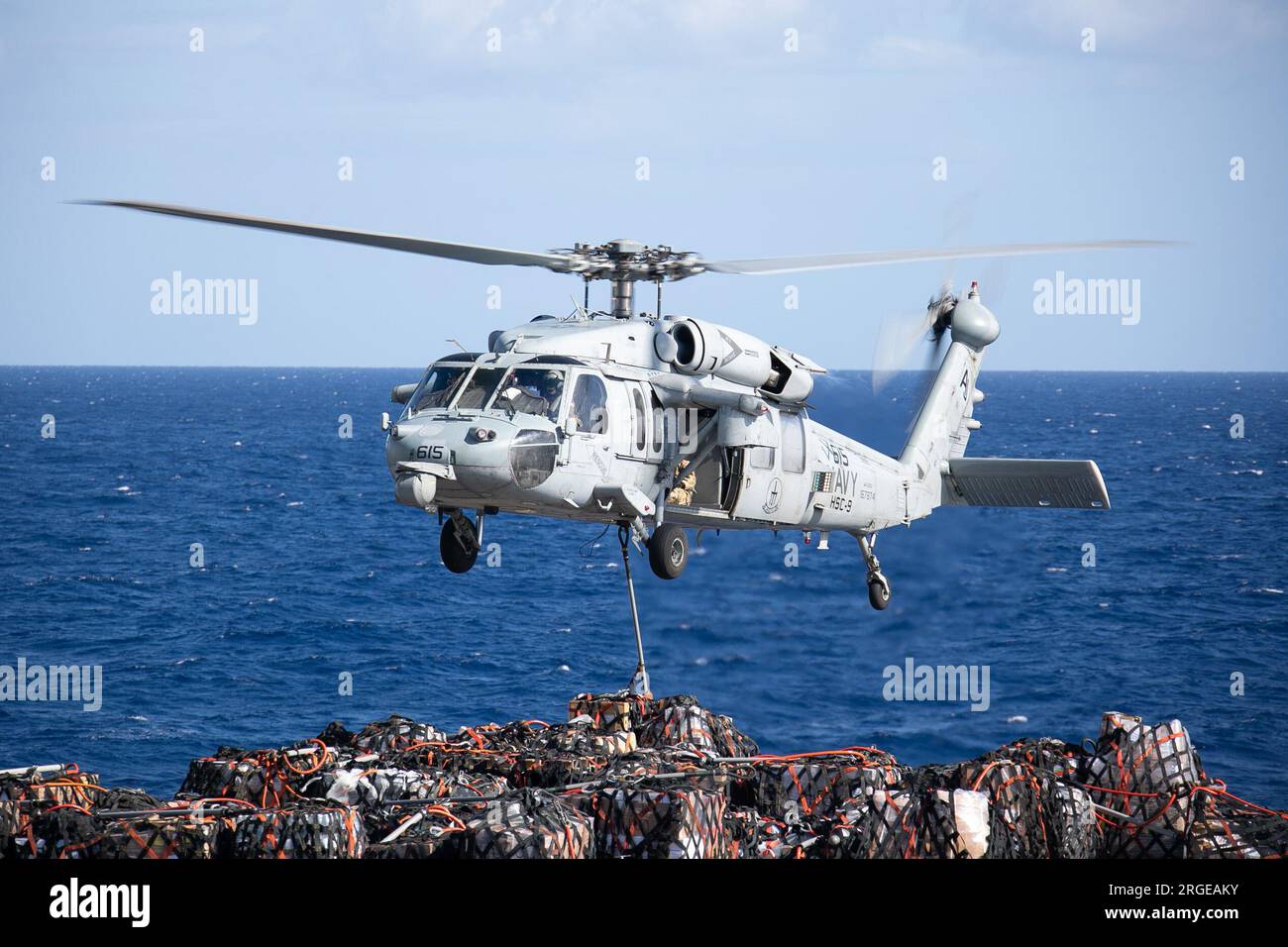 An MH-60 Sea Hawk, attached to the "Tridents" of Helicopter Sea Combat ...