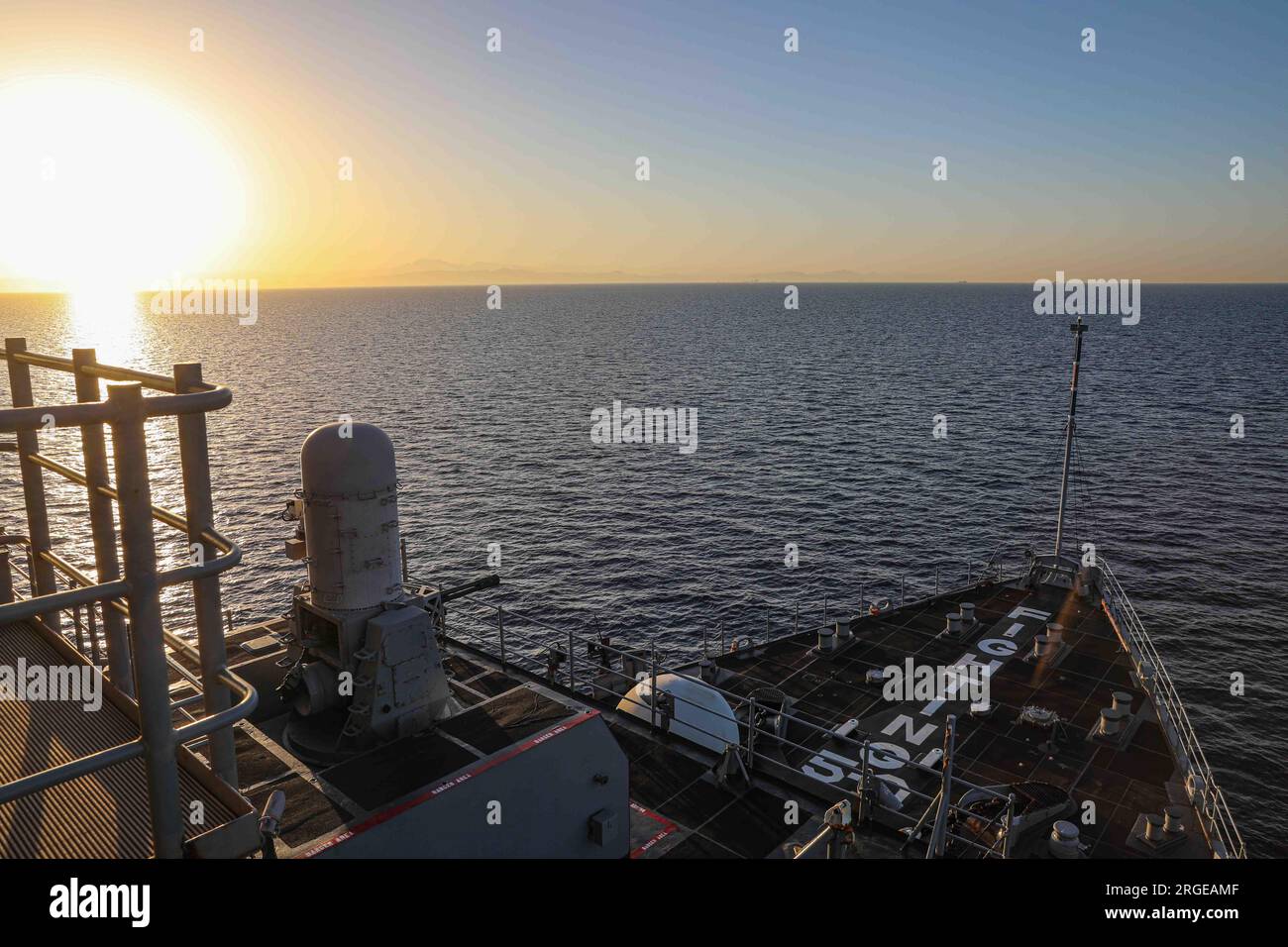 230806-N-ED646-1007- RED SEA (August 7, 2023) Harpers Ferry-class ...