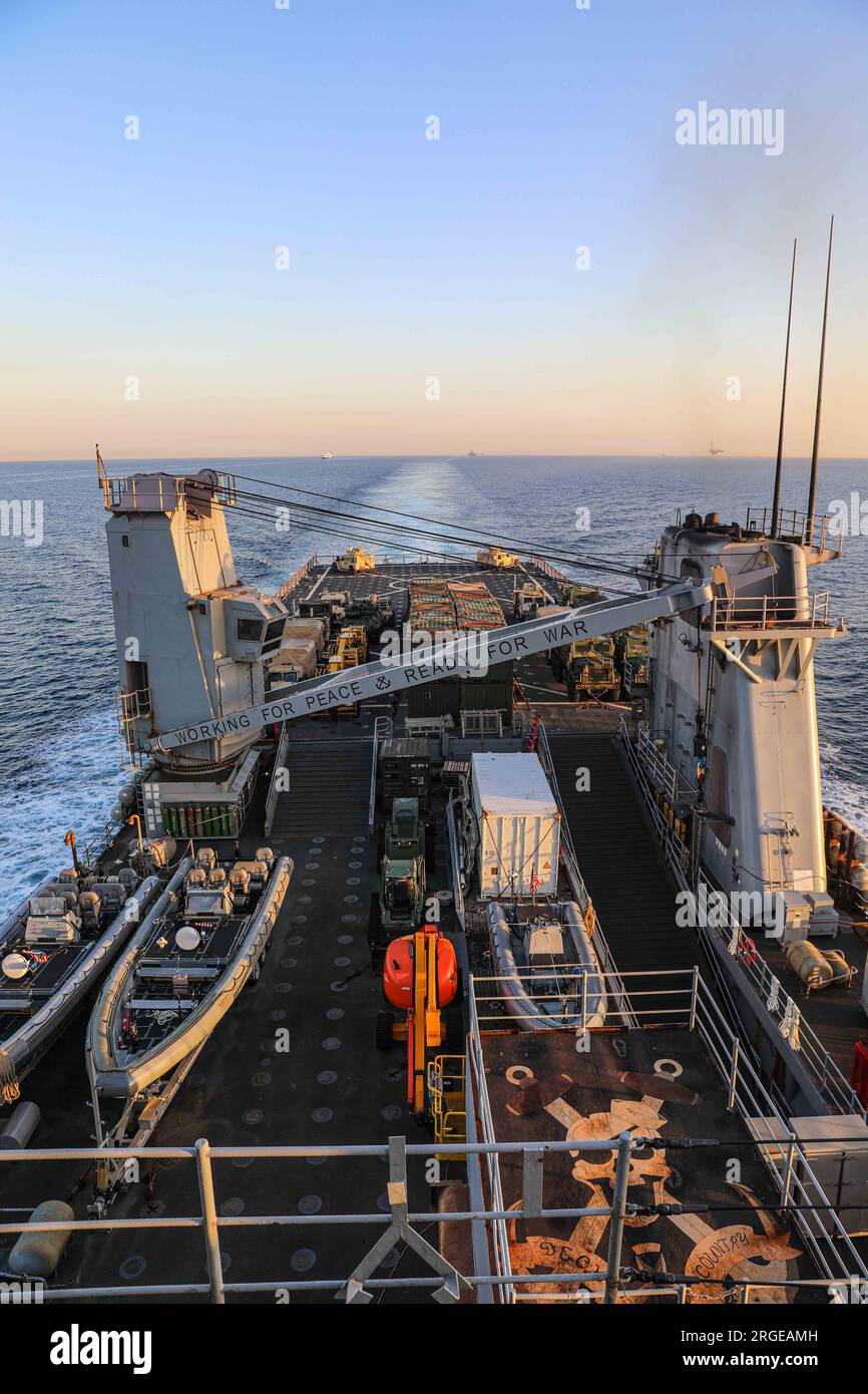 230806-N-ED646-1001- RED SEA (August 7, 2023) Harpers Ferry-class ...