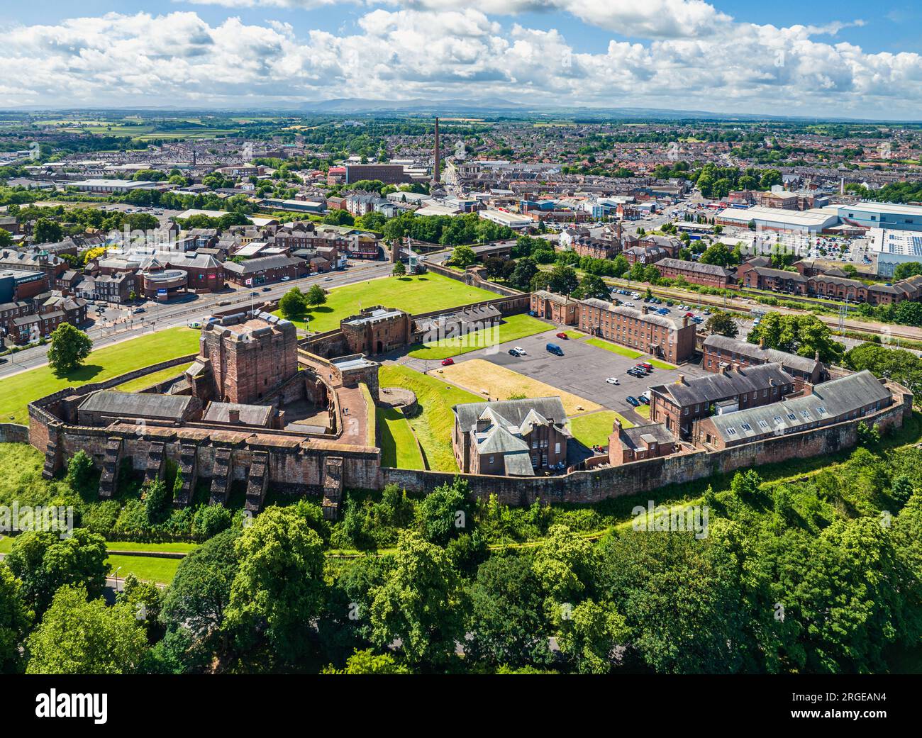 Carlisle Castle, Carlisle, Cumbria, England Stock Photo - Alamy