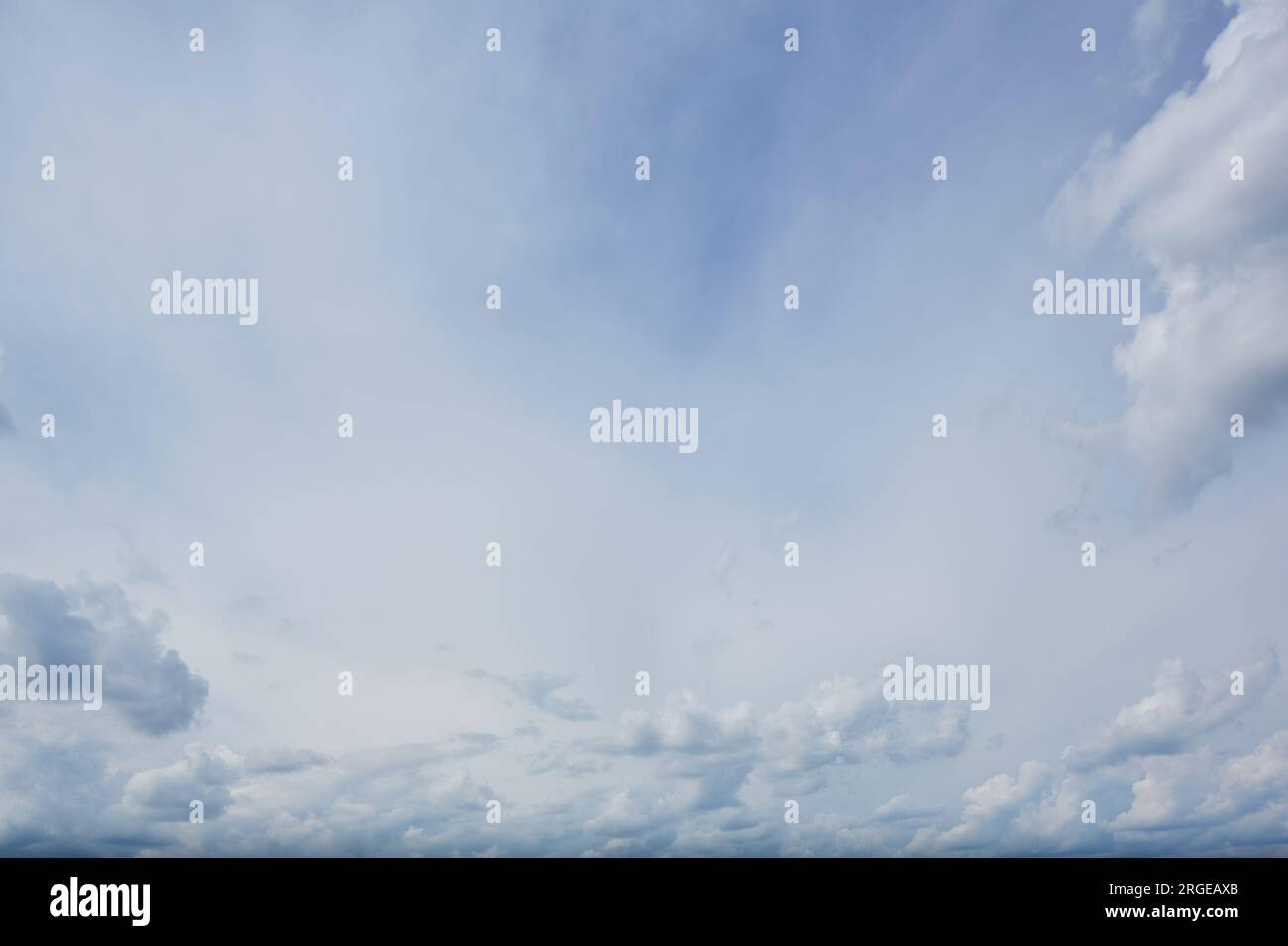 Panorama of daytime sky with clouds. sunset Sky background, daylight ...