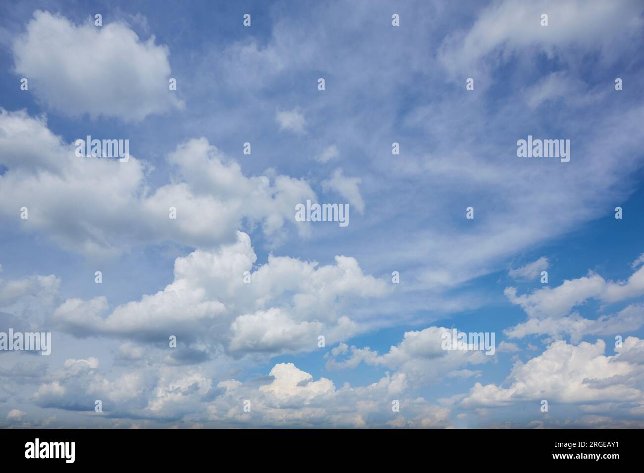 Panorama of daytime sky with clouds. sunset Sky background, daylight ...