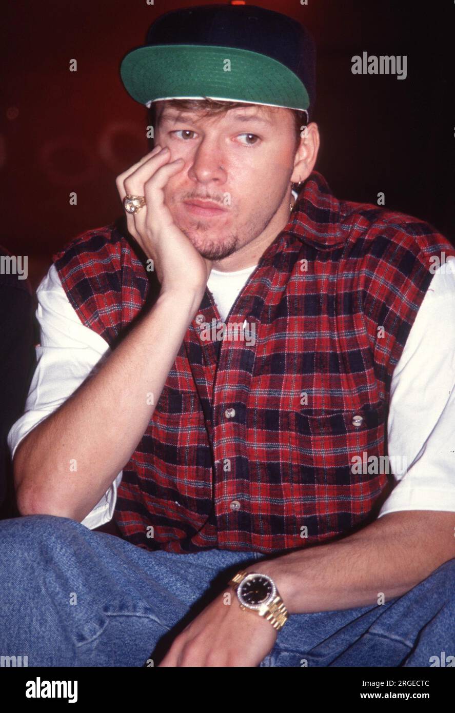 1990 Donnie Wahlberg John Barrett/Photolink / MediaPunch Stock Photo ...