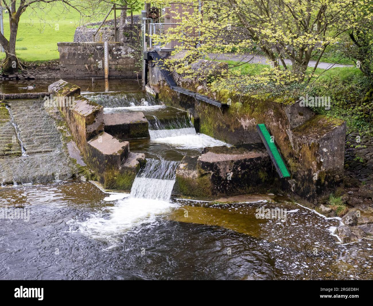Eel pass and fish ladder Stock Photo - Alamy