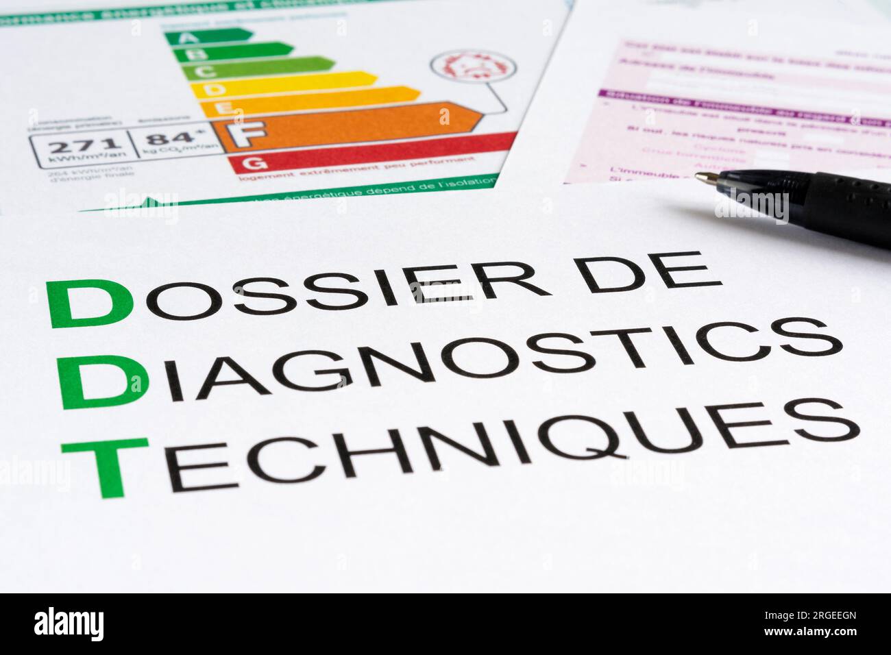 Technical Diagnostics File ( DDT ). Mandatory in France for the sale of ...