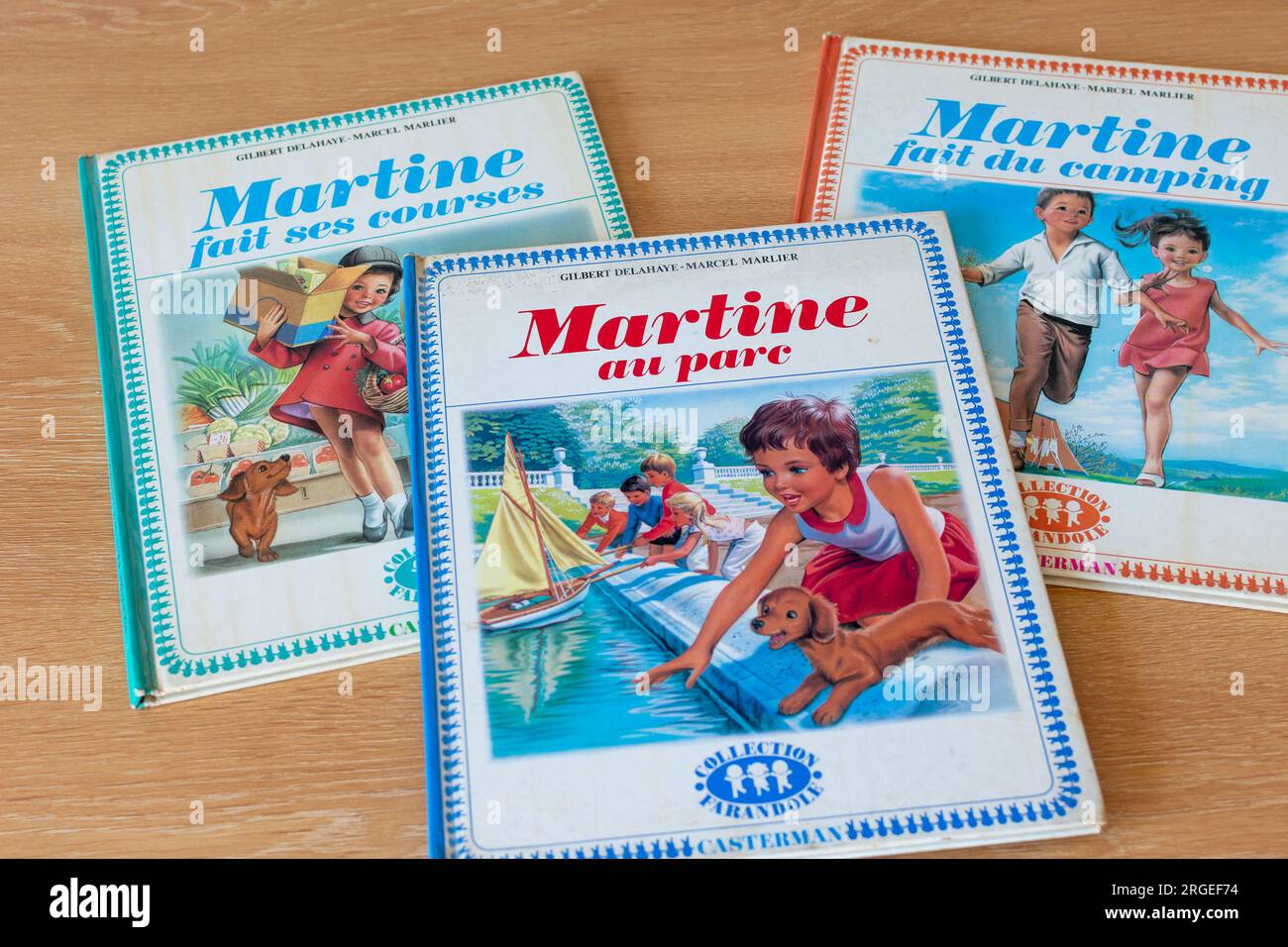 "Martine" children's books from the 70s in France Stock Photo - Alamy