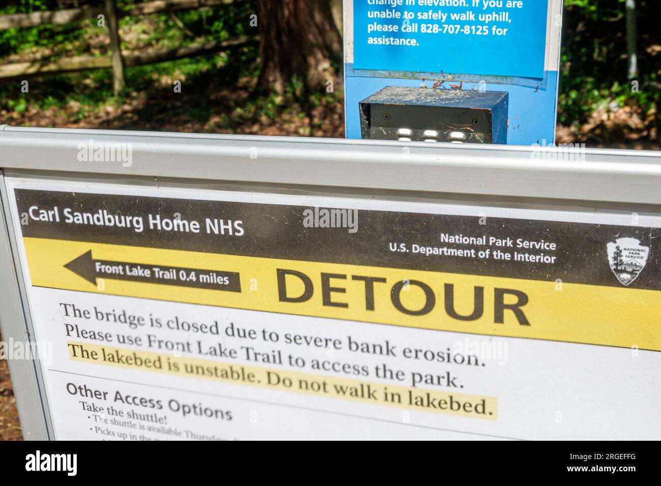 Detour severe erosion hi-res stock photography and images - Alamy