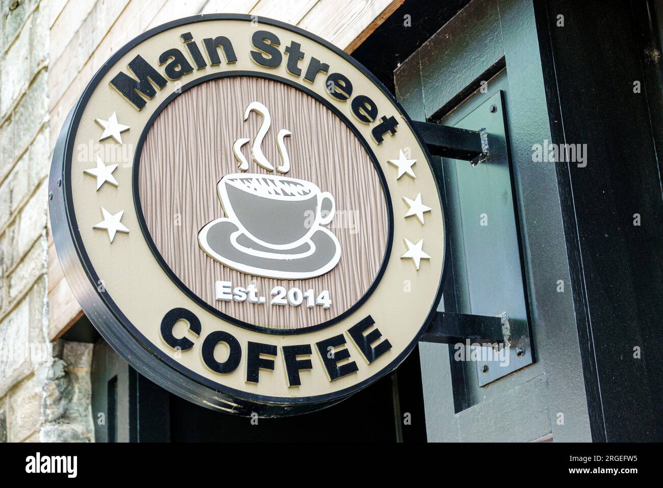 Hendersonville North Carolina,Main Street,generic coffee cafe sign ...