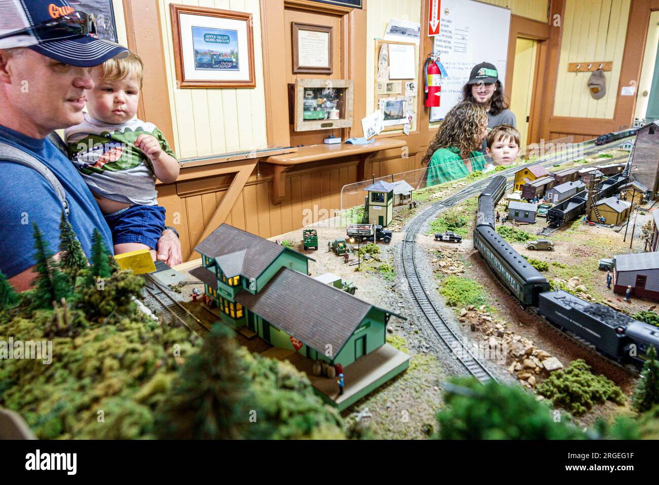 Miniature model layout watching hi-res stock photography and images - Alamy