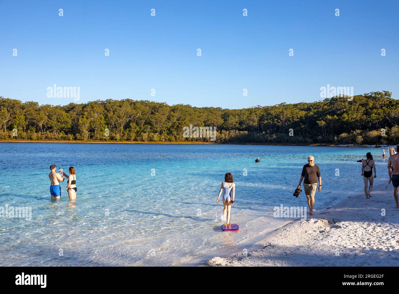 Fraser Island K'gari and Lake Mckenzie Boorangoora a perched southern ...