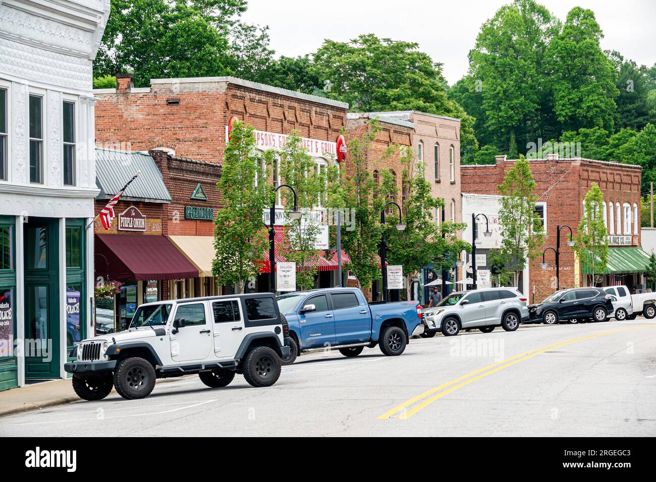 Downtown business district restored restoration historic preservation ...