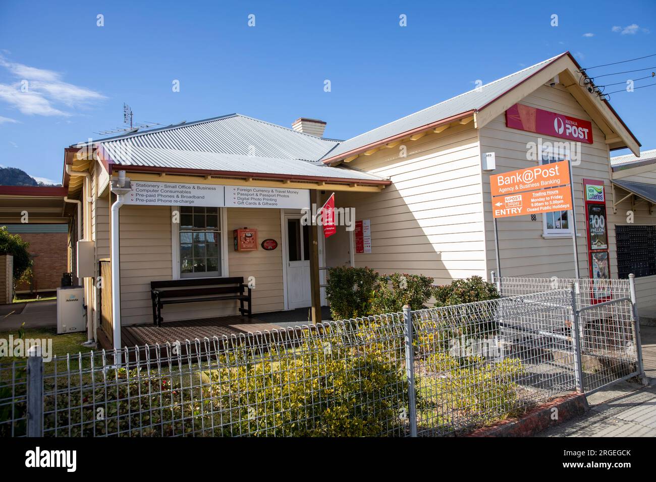 Australian town of Bulahdelah in the mid north coast region of NSW and ...