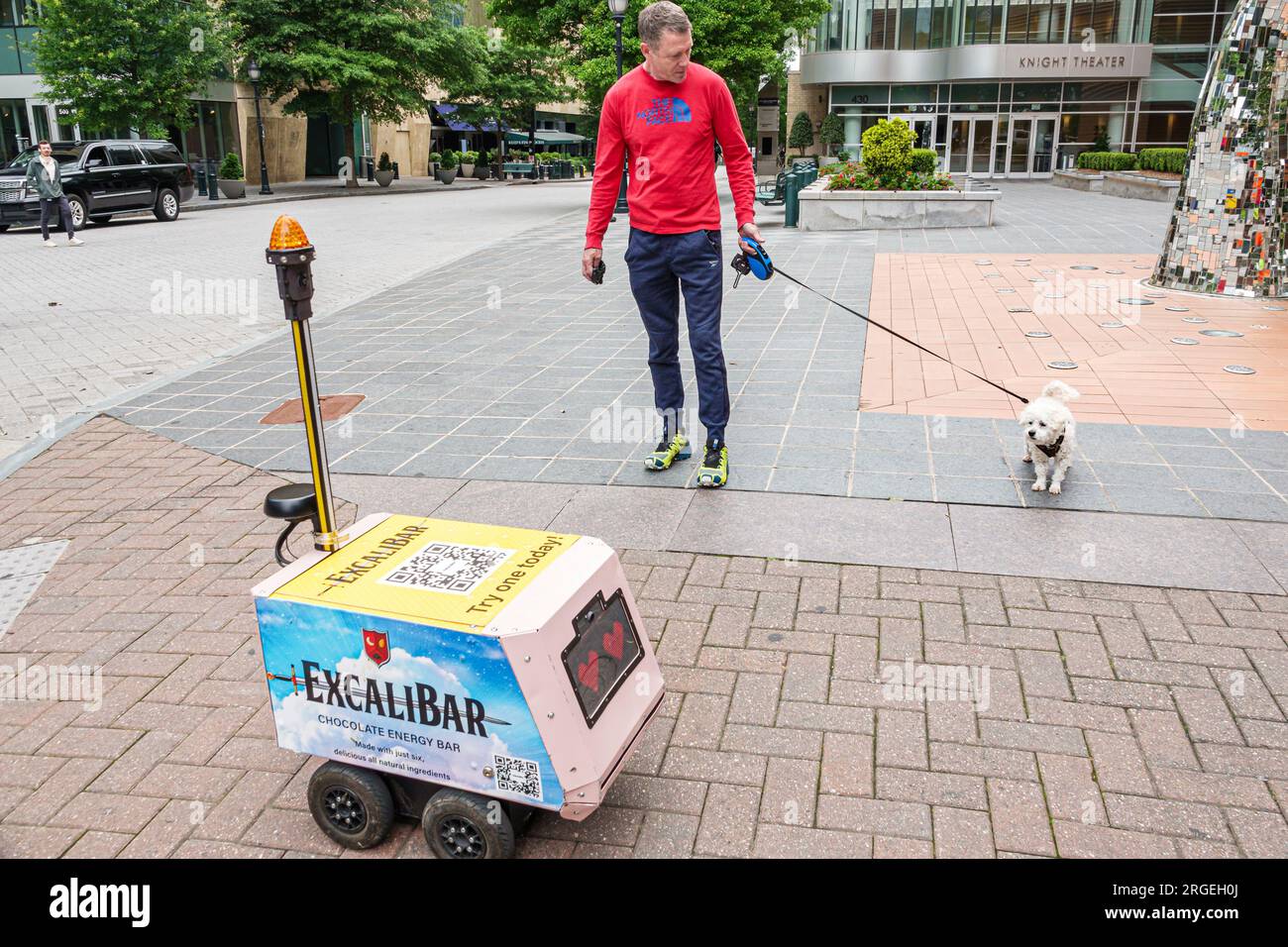 Robot walking dog hi-res stock photography and images - Alamy