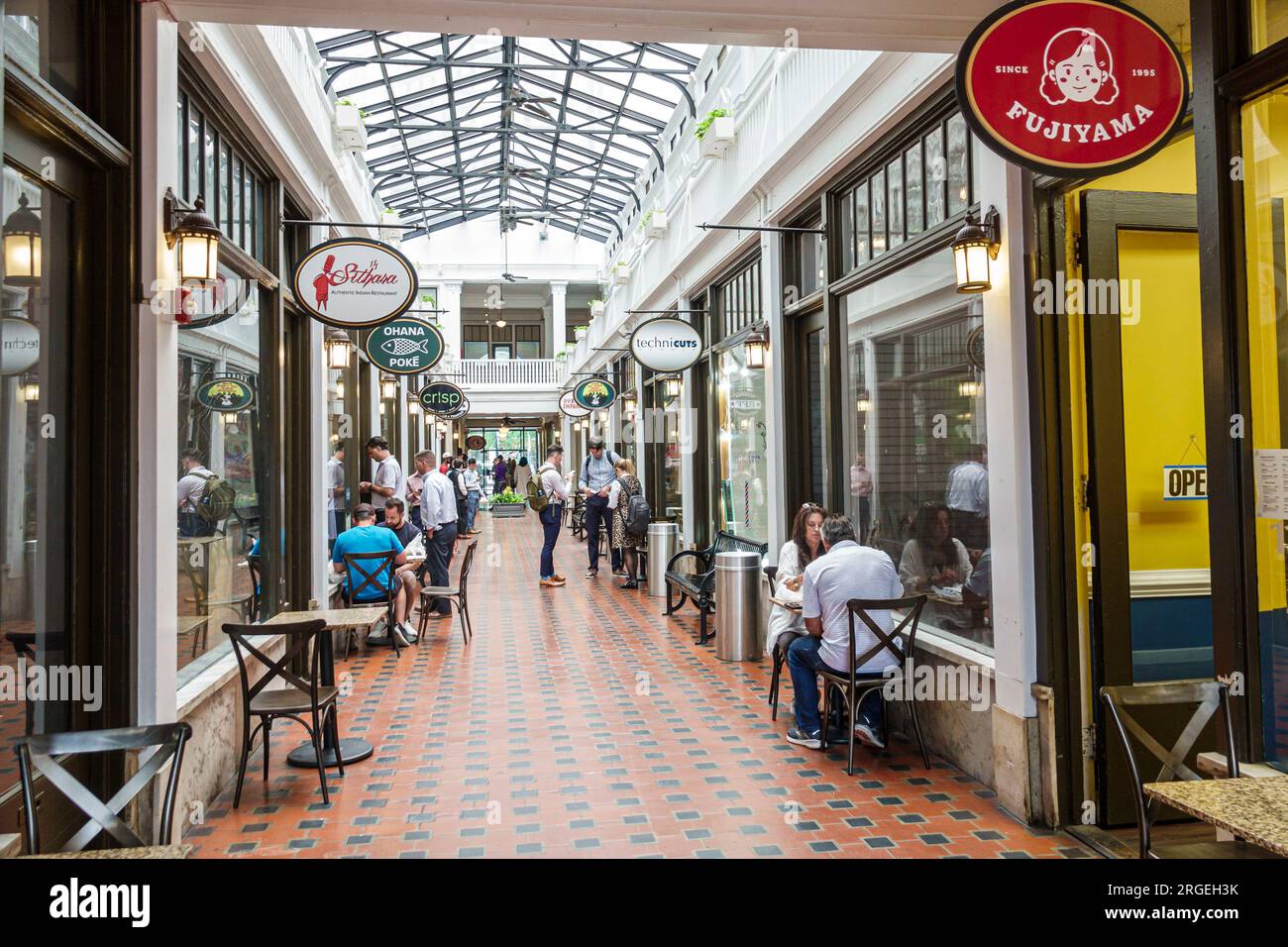 Charlotte North Carolina,South Tryon Street,Latta Arcade,Art deco ...