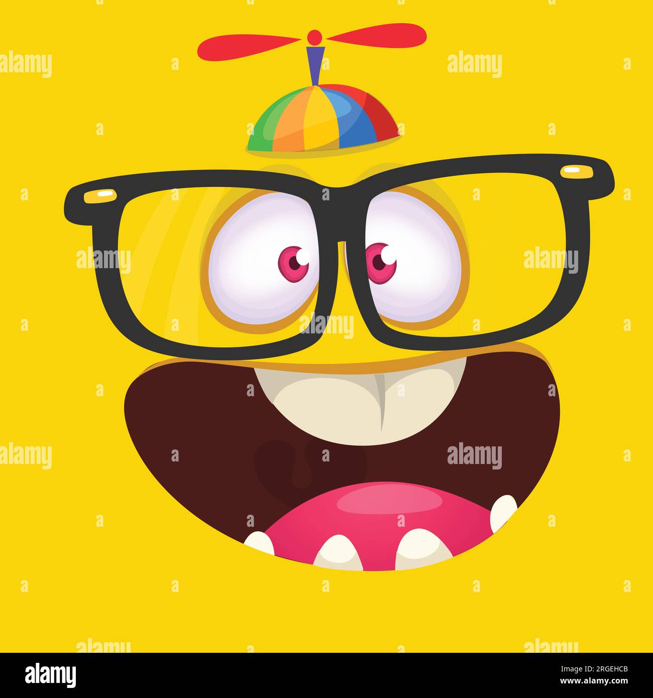 Cartoon Nerd Gezicht Nerdy Face Stock Illustrations – 708 Nerdy Face