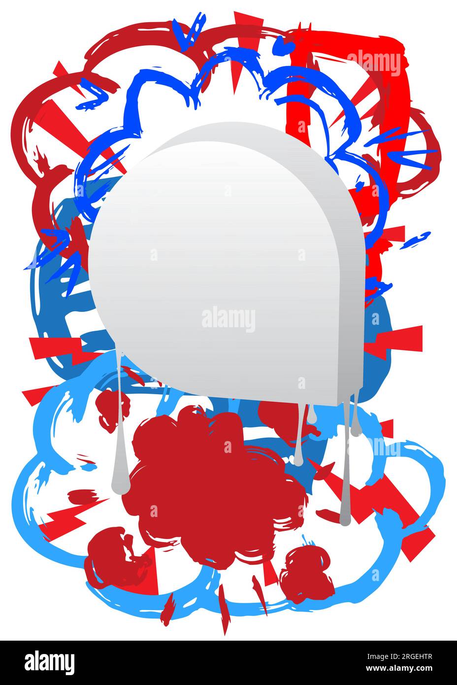 White blue street in Cut Out Stock Images & Pictures - Alamy