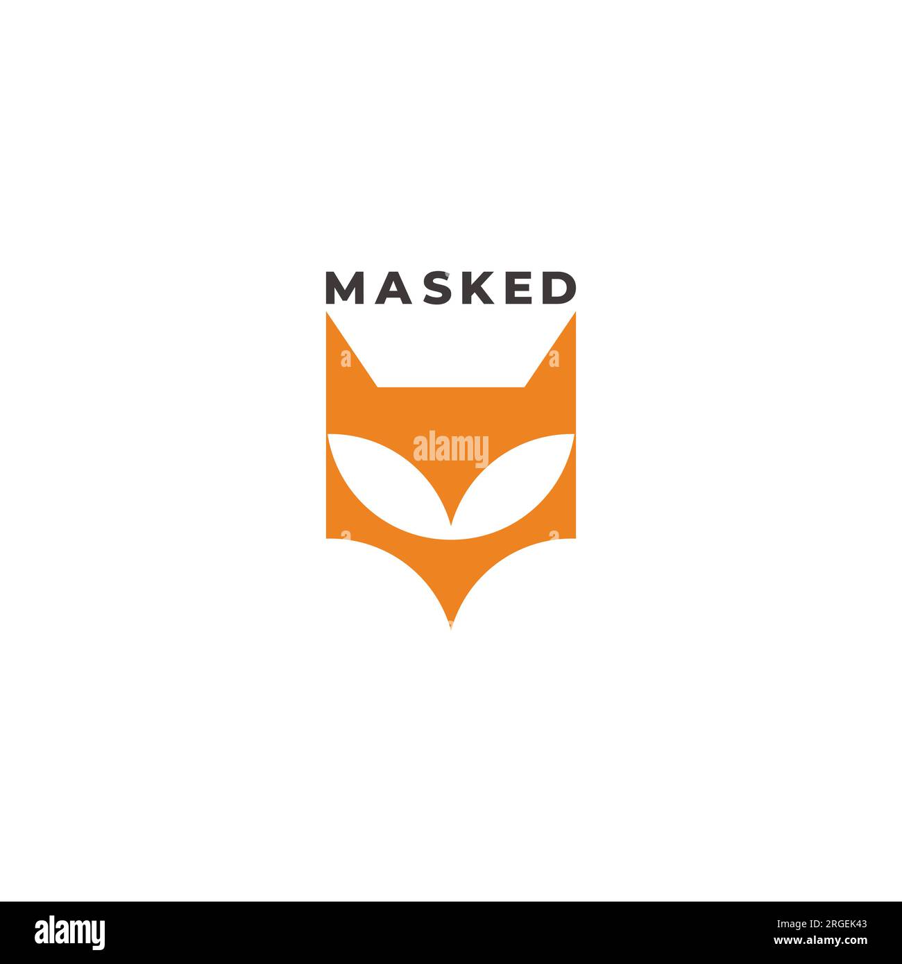 letter m mask simple geometric logo vector Stock Vector Image & Art - Alamy