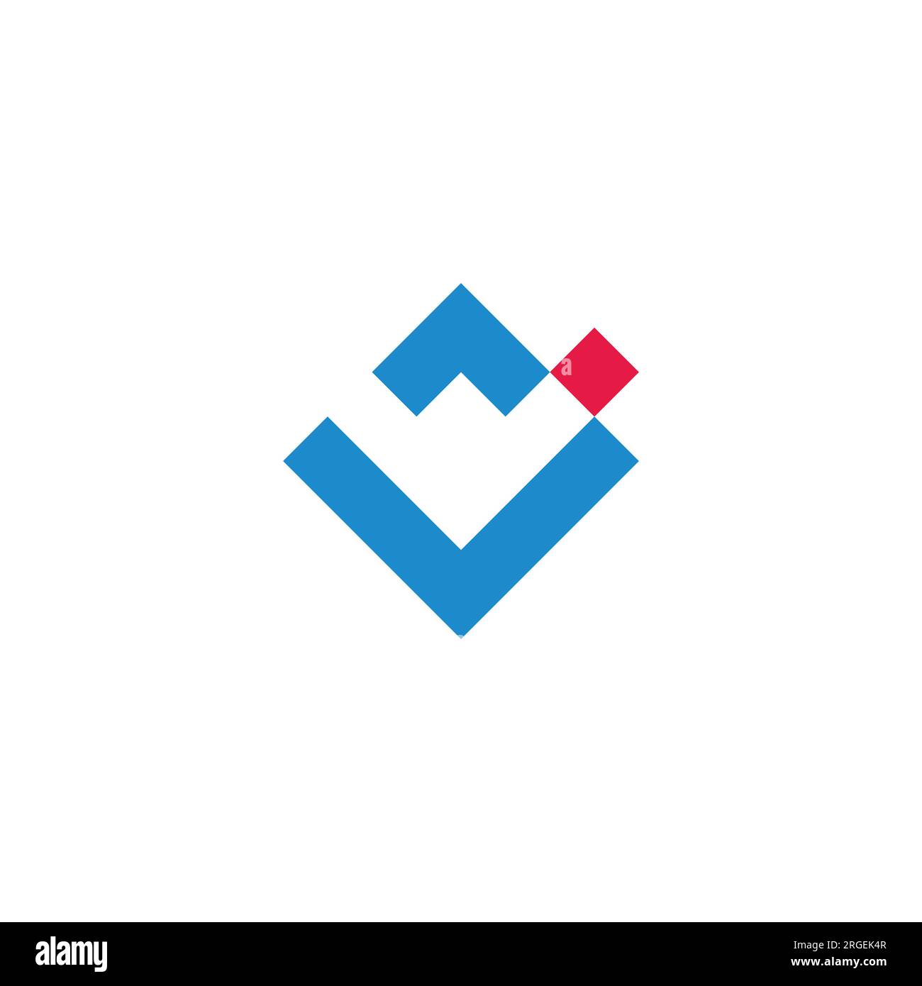 letter v arrow geometric dots motion logo vector Stock Vector Image ...