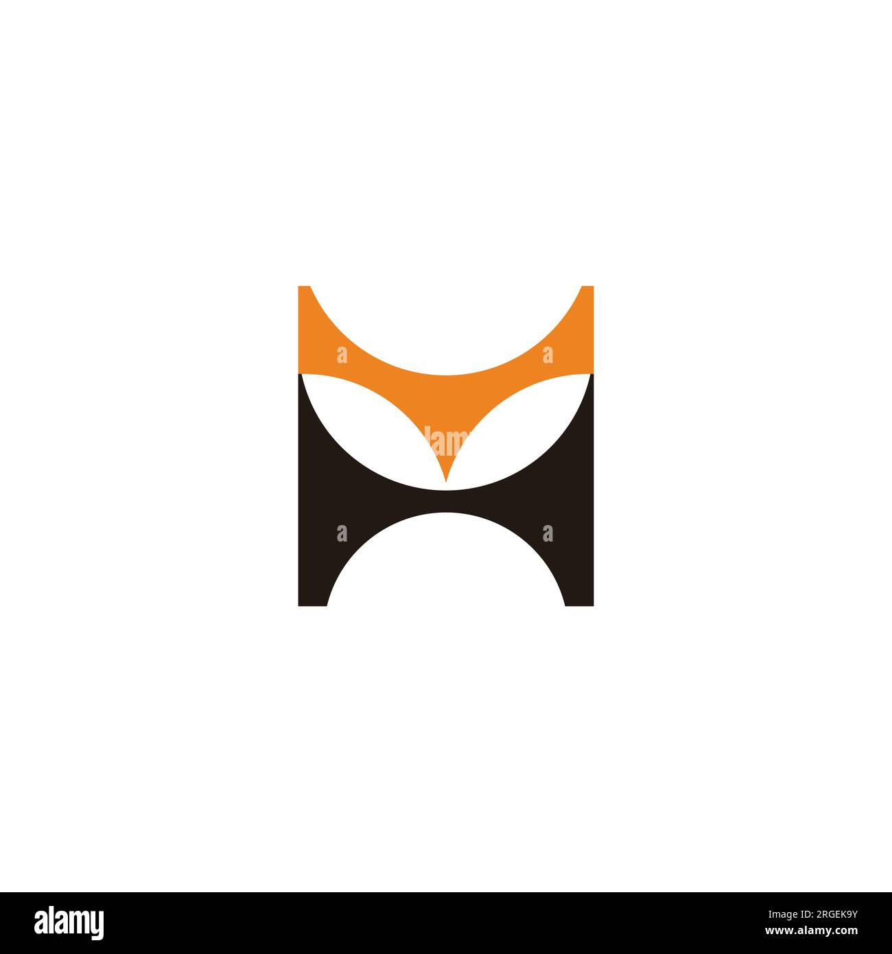 letter m h curves loop symbol logo vector Stock Vector Image & Art - Alamy