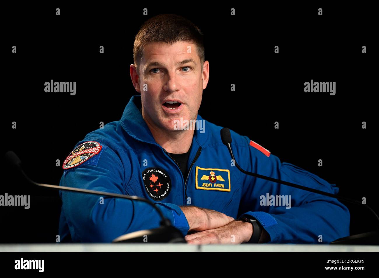 NASA's Artemis II crew member and Mission Specialist from the Canadian ...