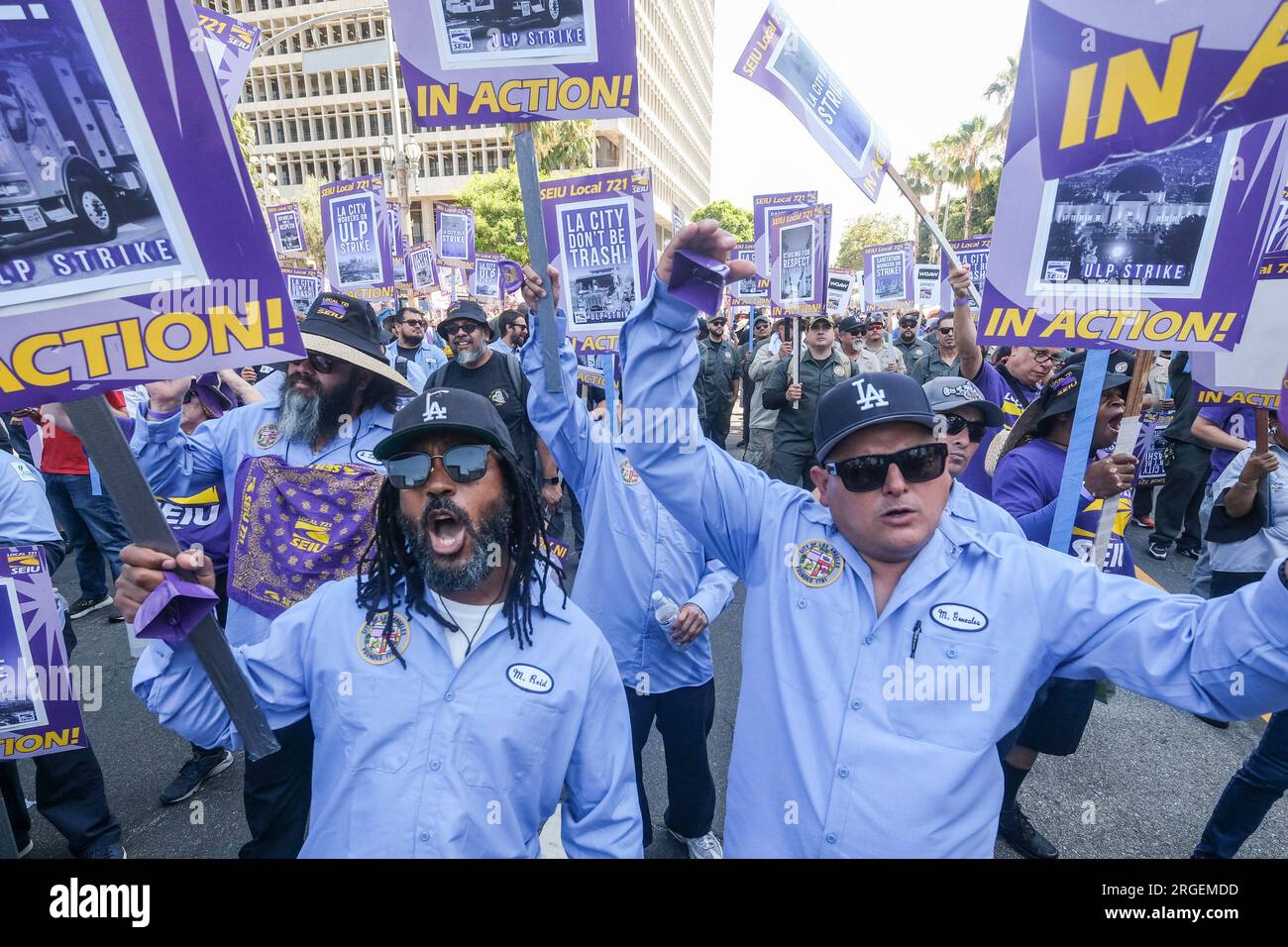 Slogans picket hi-res stock photography and images - Alamy