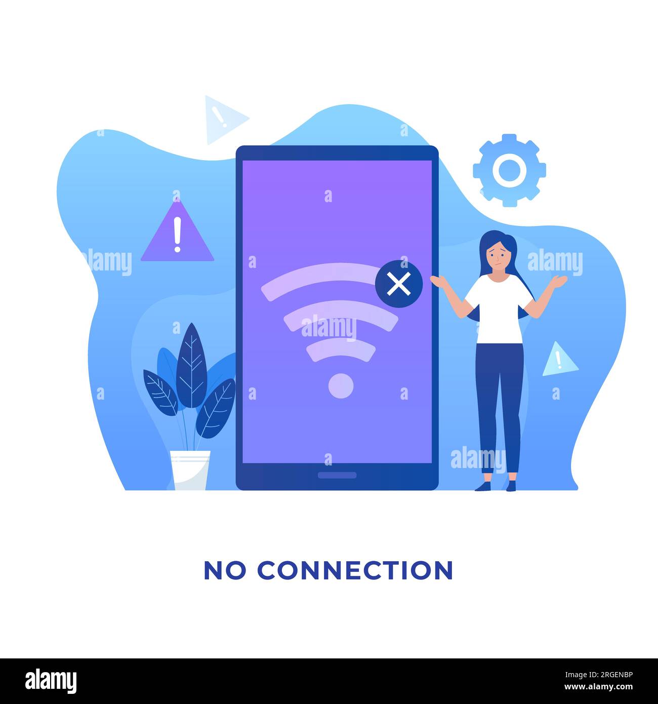Connection illustration Stock Vector Images - Alamy