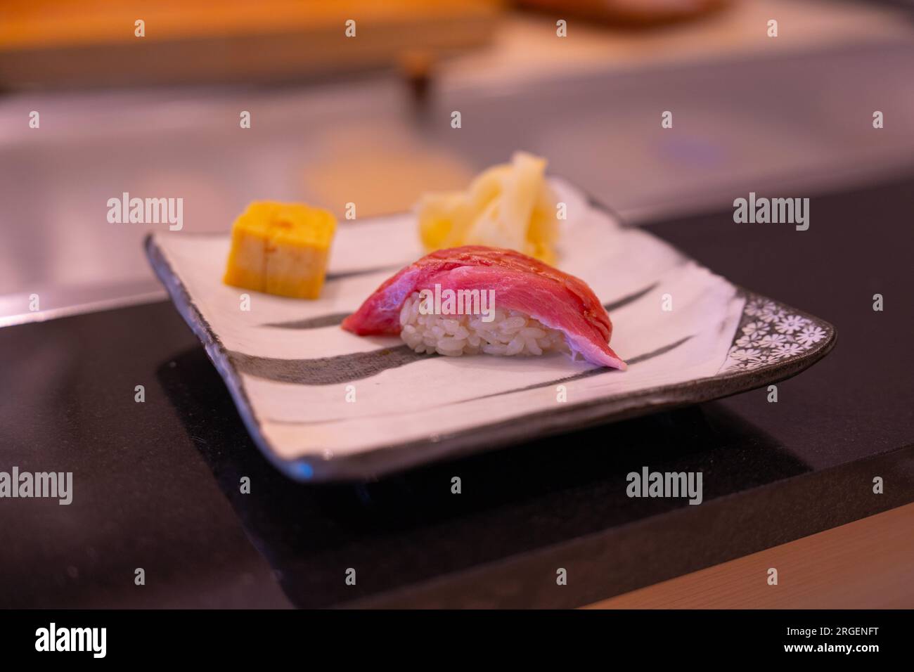 Omakase sushi. Japanese food style. Japanese traditional and luxury ...