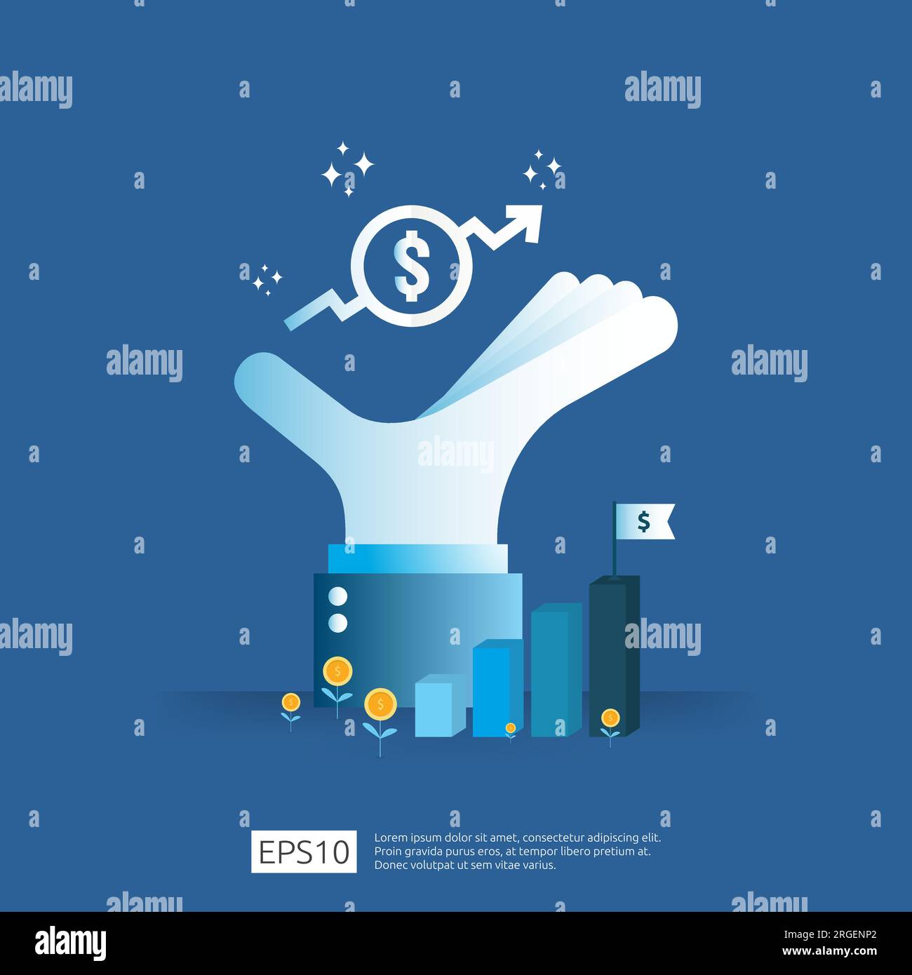 Return on equity vector vectors hi-res stock photography and images - Alamy