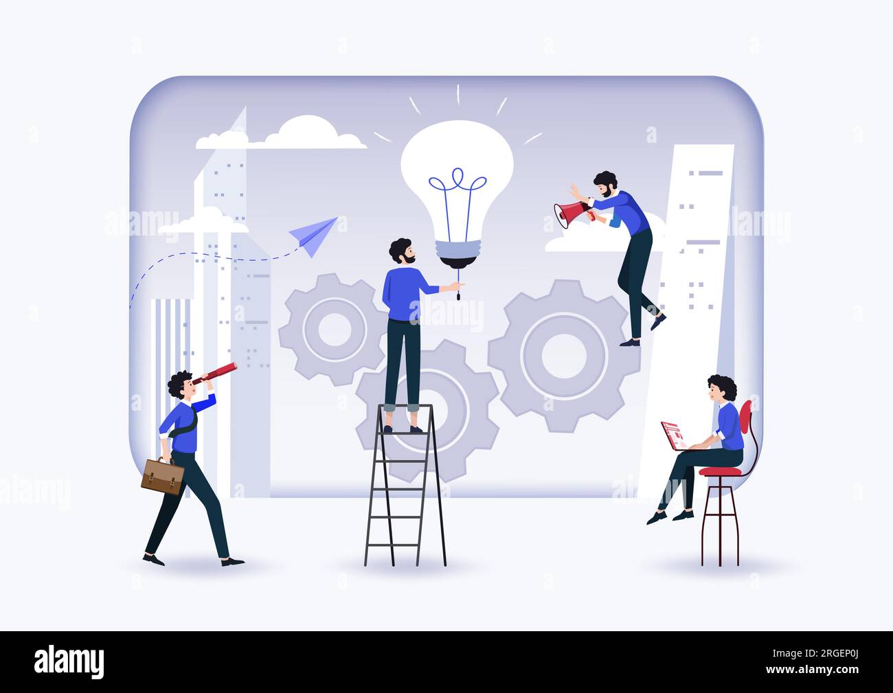 Mechanism launch Stock Vector Images - Alamy