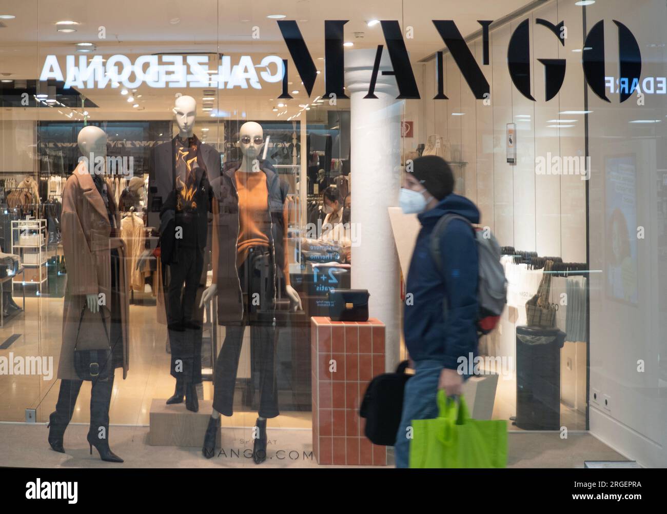 Mango shop at Stadion Center Mall near U Bahn Stadium station Stock ...
