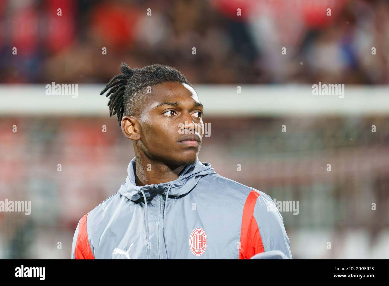 Monza, Italy 08/08/2023, Rafael Leao (#10 AC Milan) during the Trofeo ...