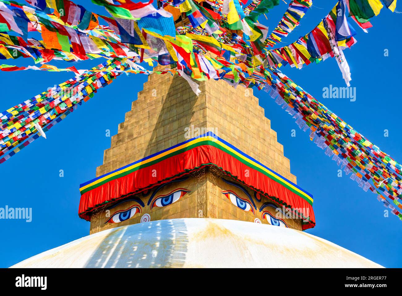 Boudhanath temple buddha in hi-res stock photography and images - Alamy