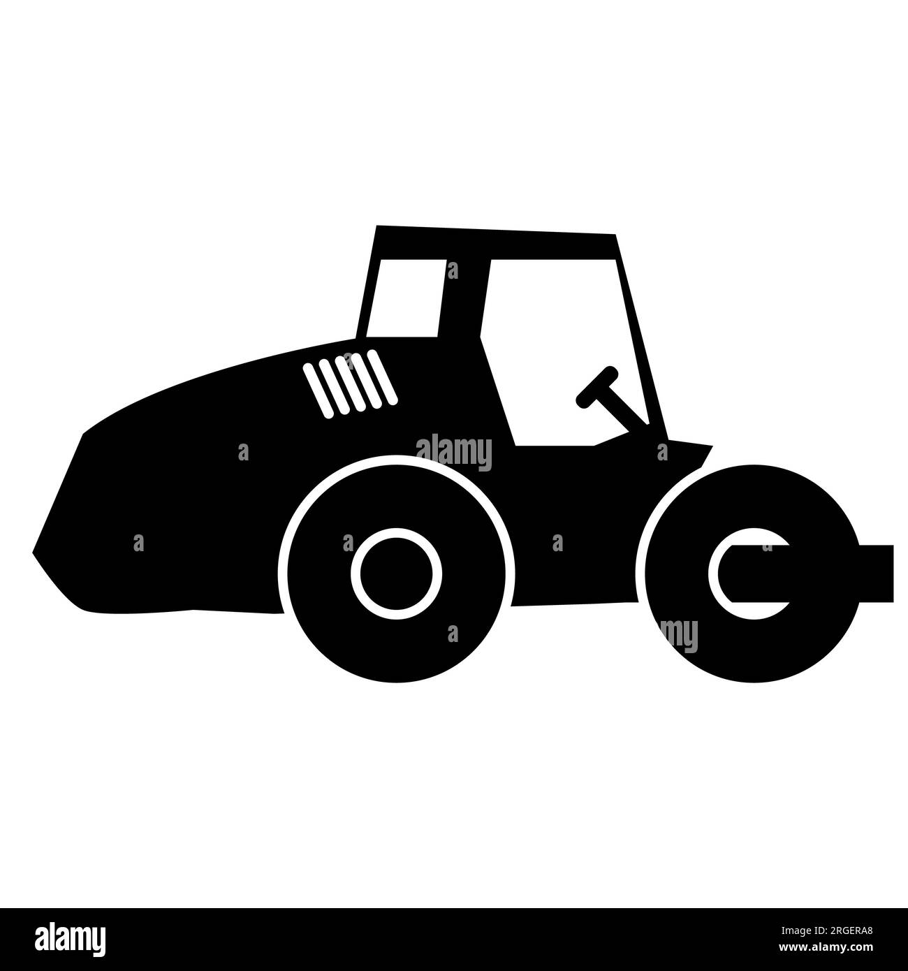 Rink Asphalt icon. Major Construction sign. Rammer symbol. flat style ...