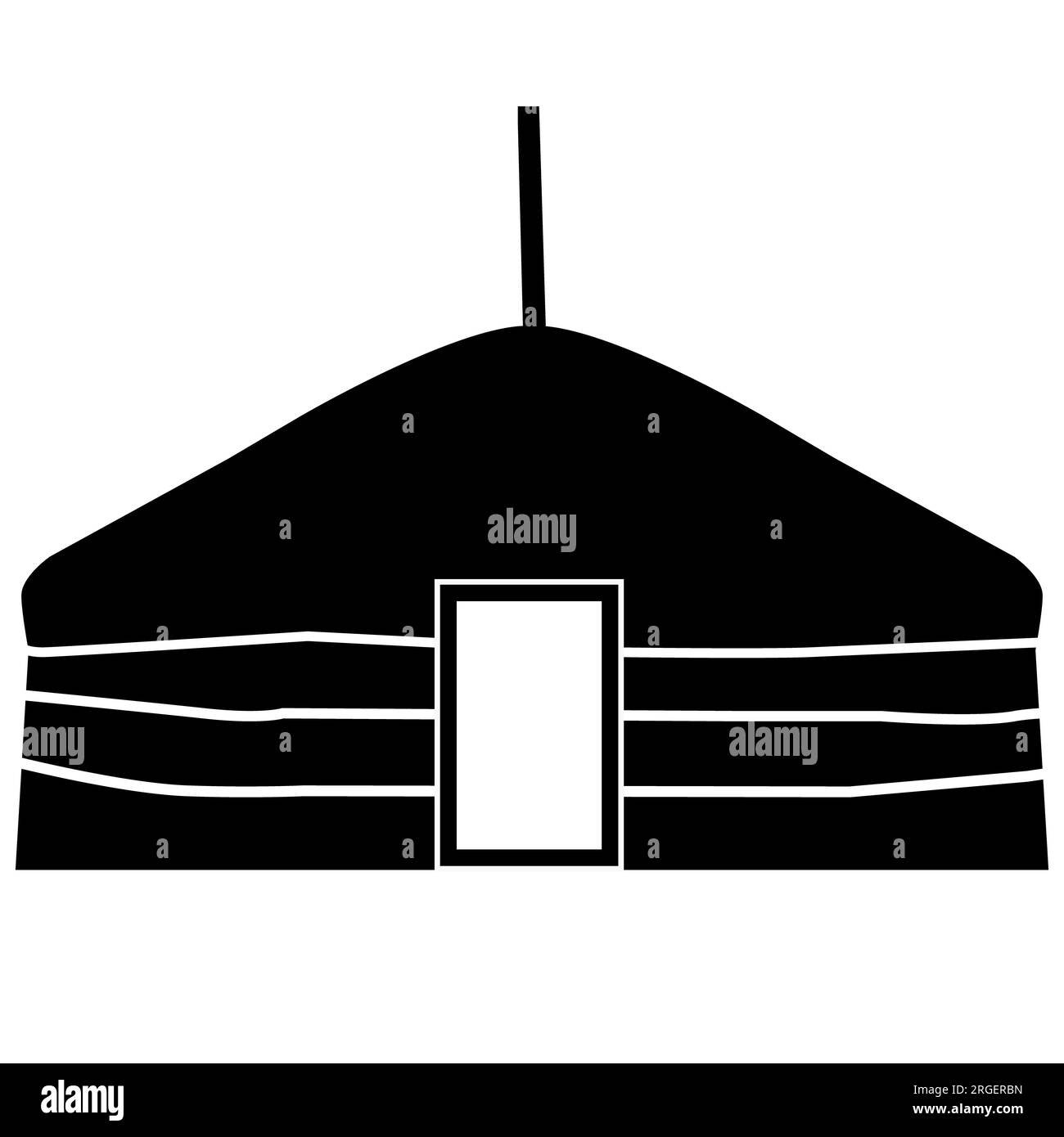 Nomadic yurt central asia Black and White Stock Photos & Images - Alamy