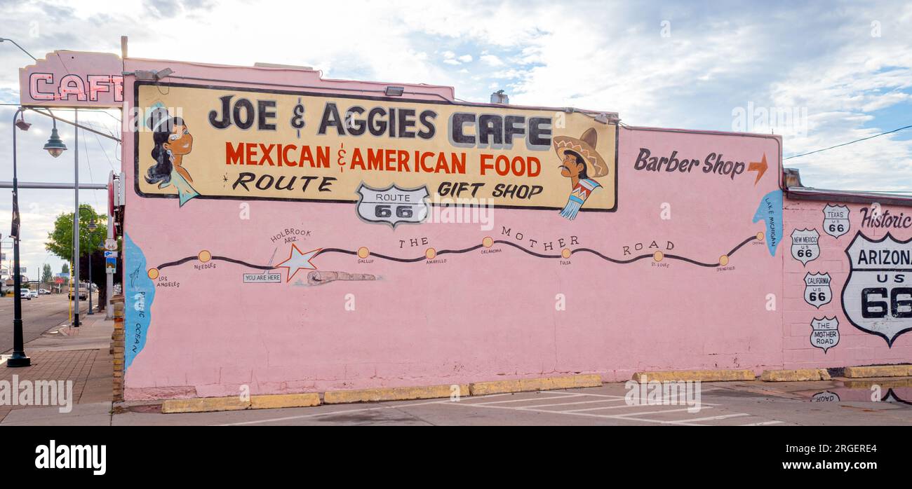 Joe & Aggies Cafe Holbrook AZ Stock Photo - Alamy