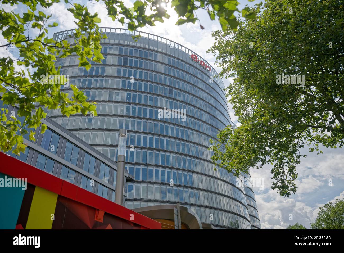 Essen, Germany. 04th Aug, 2023. The company's logo can be seen on the ...