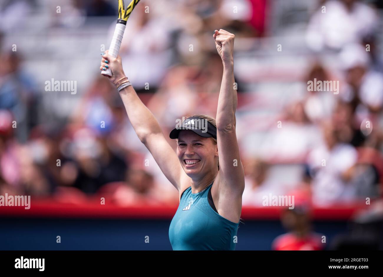 Montreal, Canada. August 8, 2023, Caroline Wozniacki (DAN) of Denmark ...