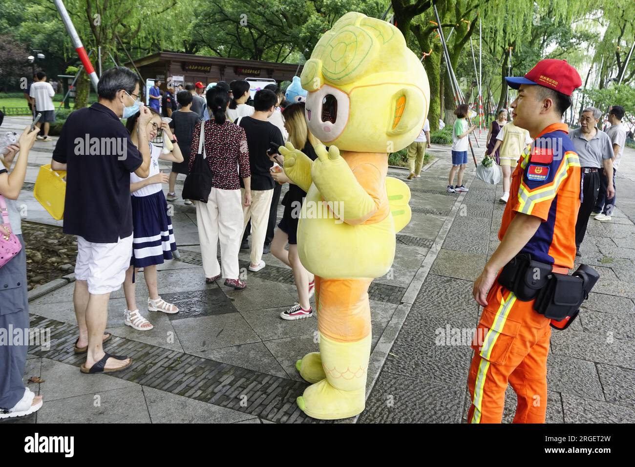 **CHINESE MAINLAND, HONG KONG, MACAU AND TAIWAN OUT** The mascots of ...