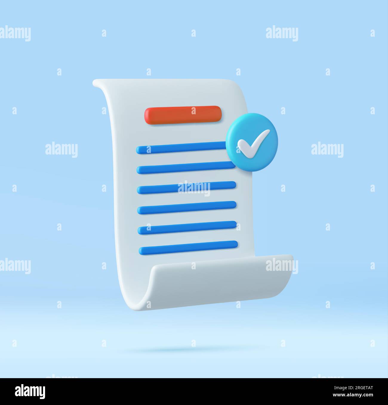 3d White paper task management todo check list Stock Vector Image & Art ...