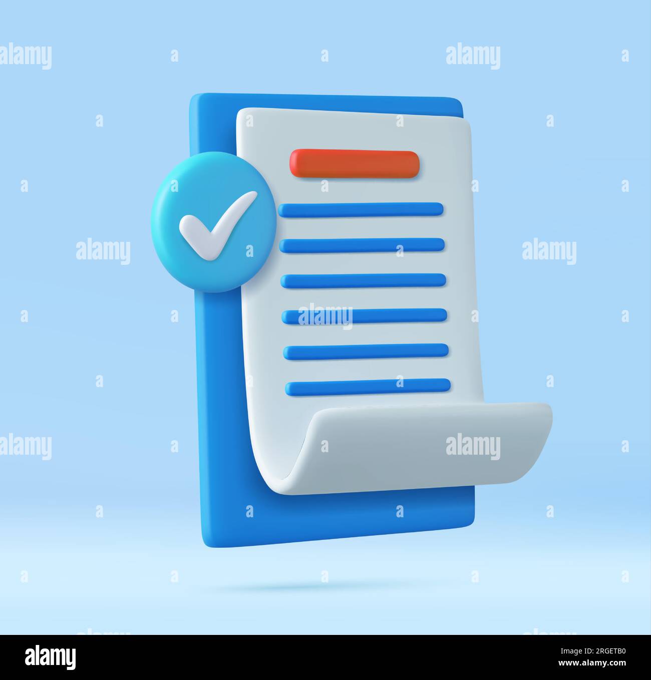 3d White paper task management todo check list Stock Vector Image & Art ...