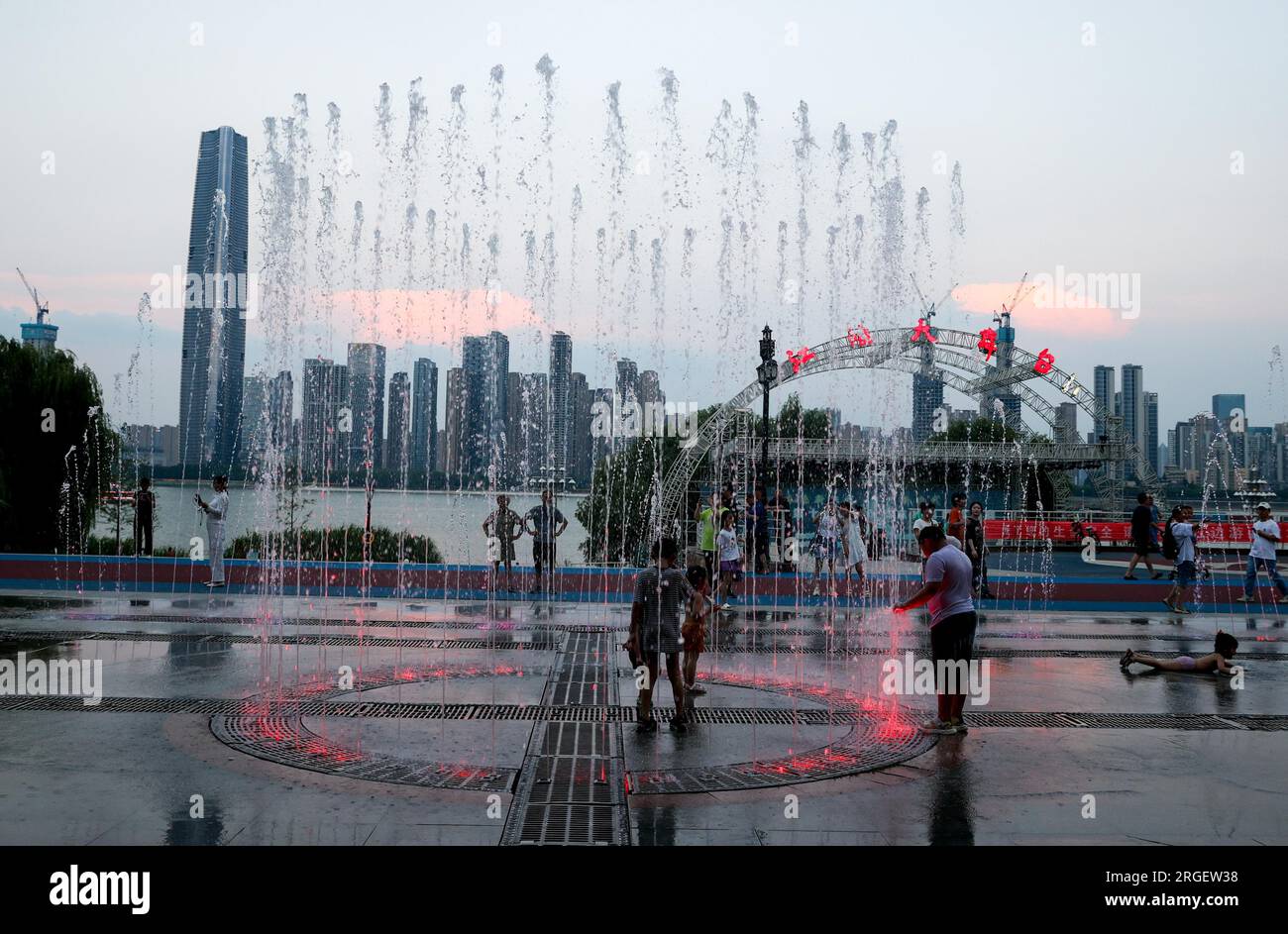**CHINESE MAINLAND, HONG KONG, MACAU AND TAIWAN OUT** Children play ...