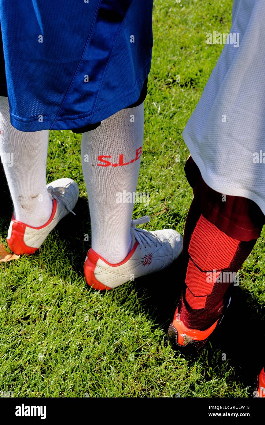 Boy wearing football kit hi-res stock photography and images - Alamy